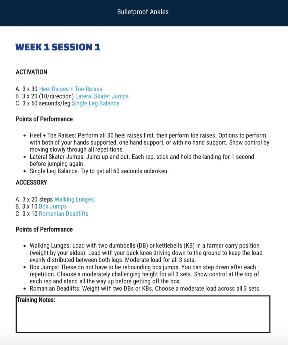 Bulletproof Ankles – California Strength